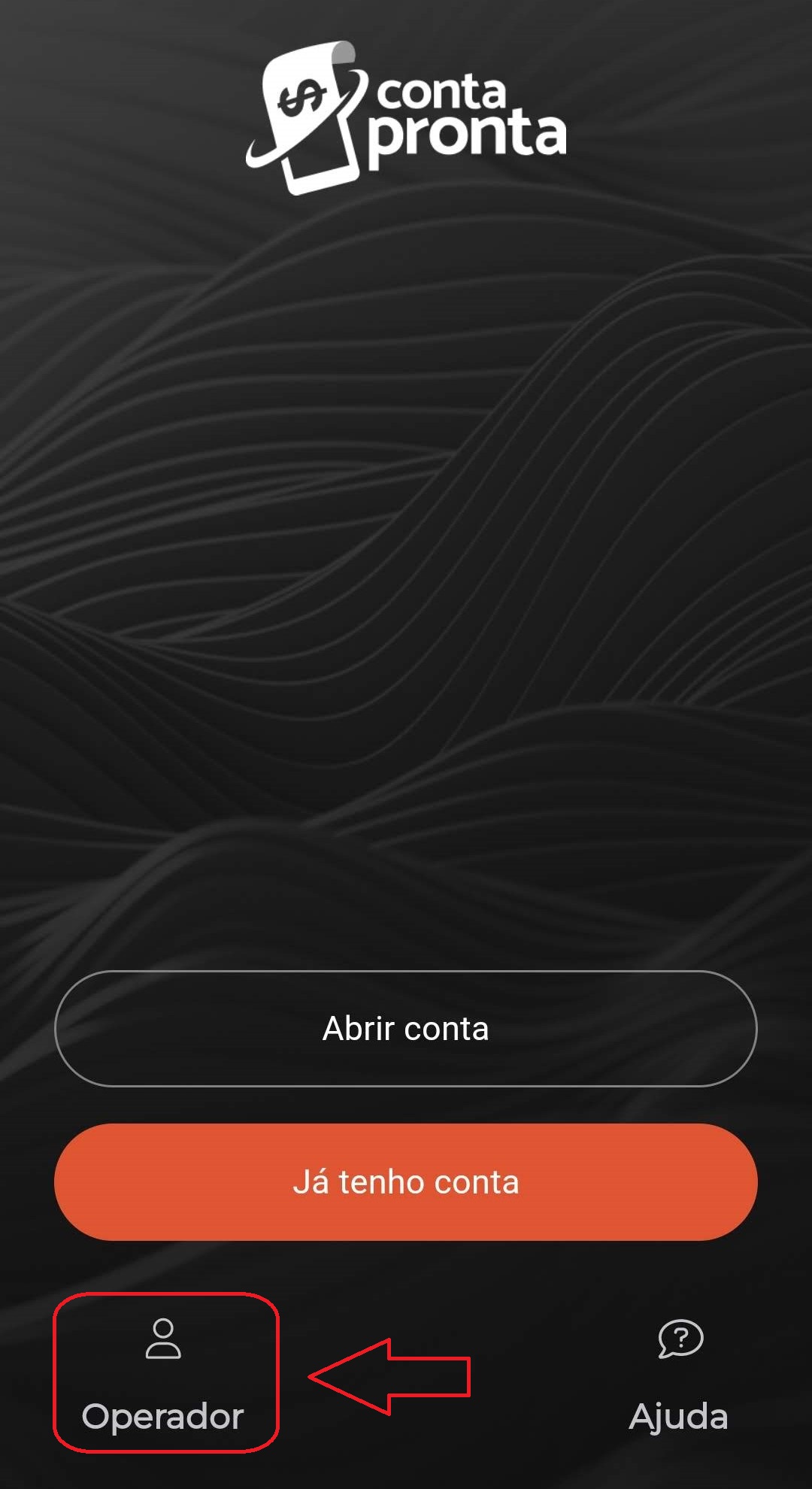 Gerar token de Operador – Conta Pronta